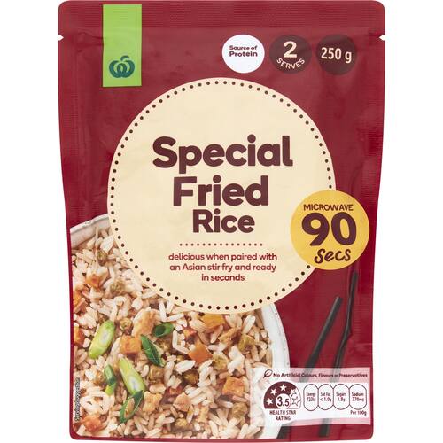 Woolworths Special Fried Rice 250g | bunch