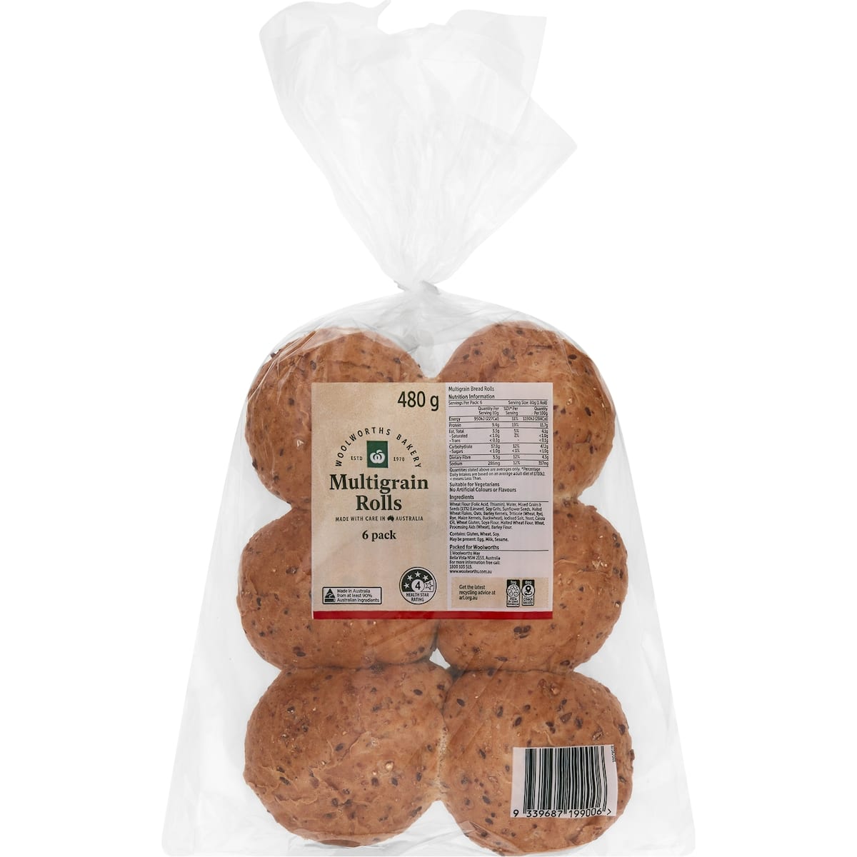 Multi Grain Rolls 6 Pack | bunch