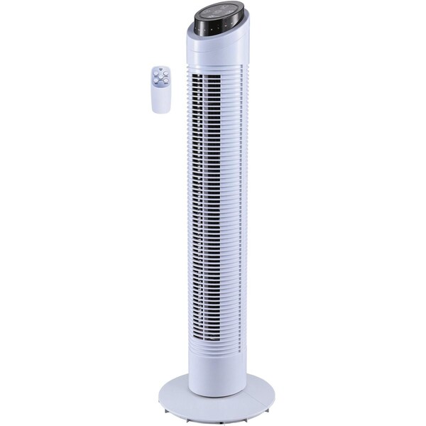 Brilliant Basics Tower Fan w/Remote 90cm White - TX-TF36AR | Woolworths
