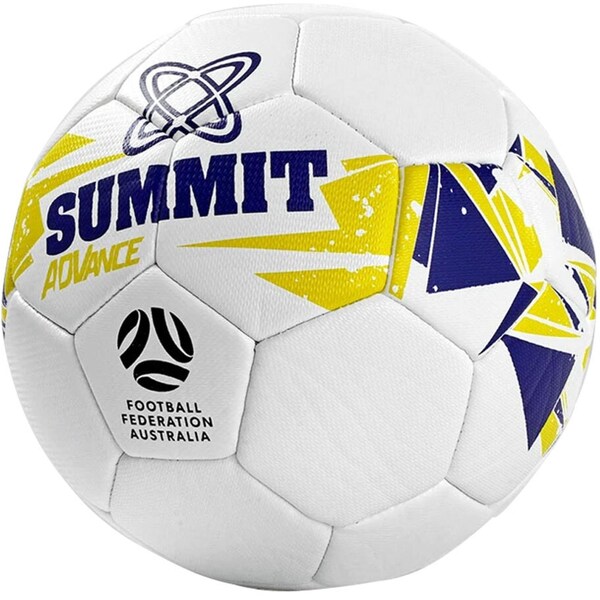 Summit FFA Advance Trainer Soccer Ball White 2.0 Size 5 | Woolworths