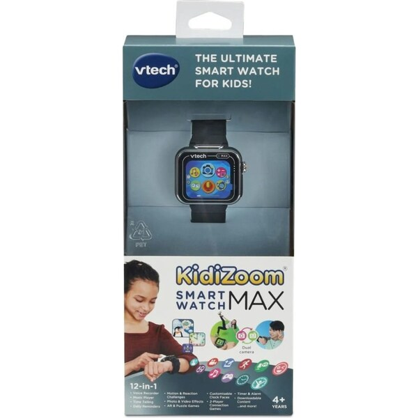 VTech Electronics VTech Kidizoom Smart Watch MAX Black | Woolworths