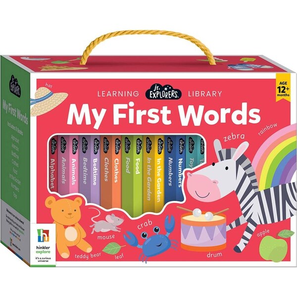 Junior Explorers Learning Library: First Words Educational Book Set 1y ...
