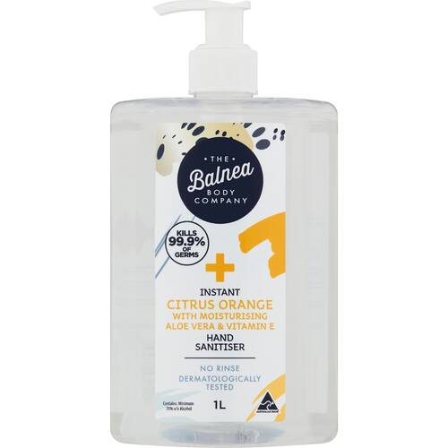 Balnea Citrus Orange Hand Sanitiser 1l | bunch