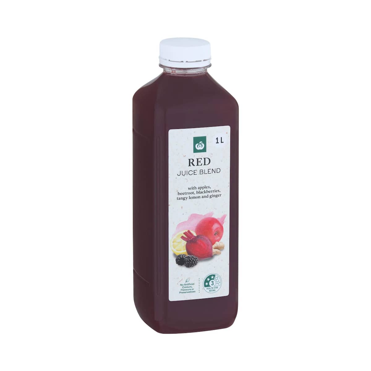 Woolworths Red Juice Blend Apple Beetroot & Blackberry 1L | bunch