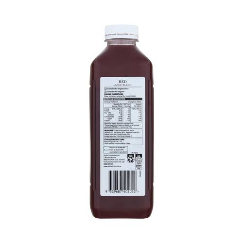 Woolworths Red Juice Blend Apple Beetroot & Blackberry 1L | bunch