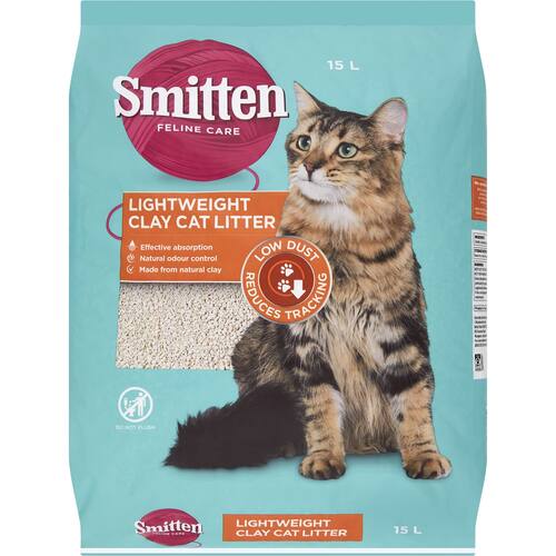 Smitten Lightweight Clay Cat Litter 15L | bunch