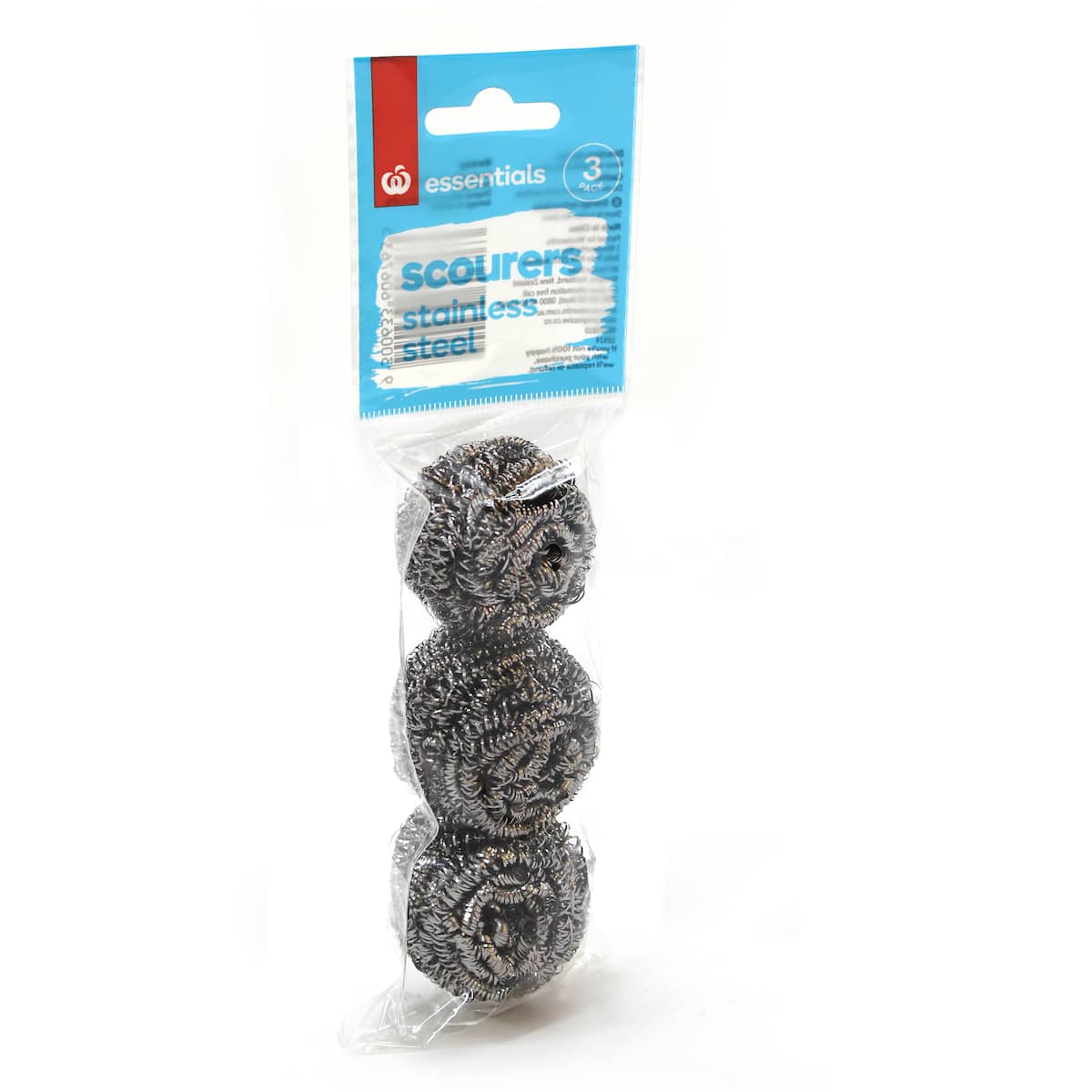 Essentials Stainless Steel Scourer 3 Pack | bunch