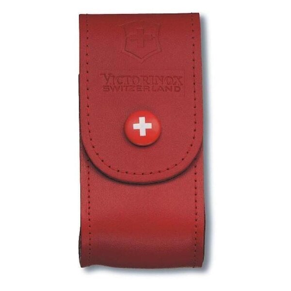Victorinox Swiss Army Red Leather Pouch 5-8 Layers | Woolworths