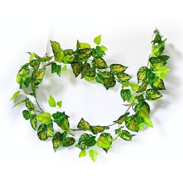 2 Pack - Artificial Red Pothos Garland - 190cm | Woolworths