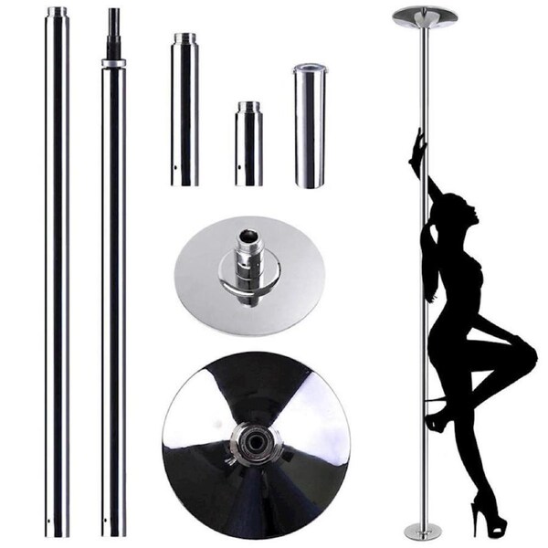 Dancing Pole Kit Static & Spinning Portable Fitness Dancing Sport ...