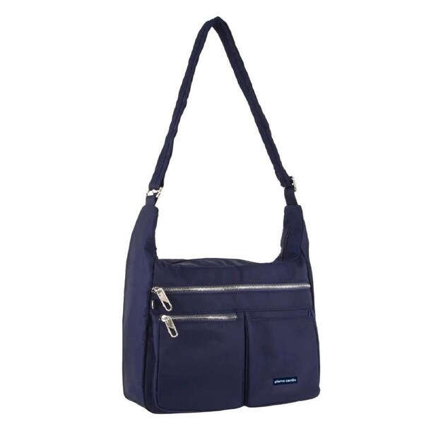 Pierre Cardin Anti-Theft Cross Body Bag RFID Slash Proof Travel - Navy ...
