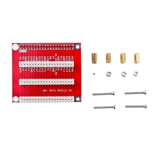 Raspberry Pi 1 to 3 x 40 pin GPIO Expansion Shield | Woolworths
