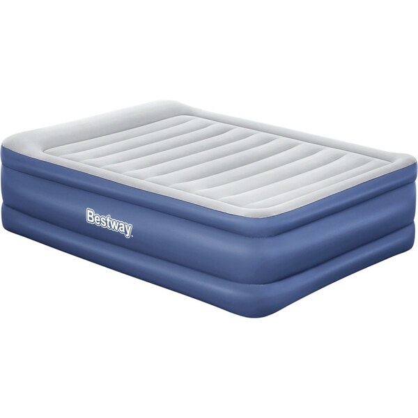 61cm Bestway Air Mattress Queen Inflatable Bed Airbed Blue | Woolworths