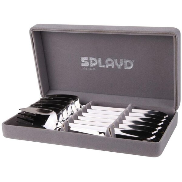 Splayd Luxury Stainless Steel 6 Piece Cutlery Box Set 20.2X11.2X3.9cm ...