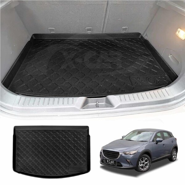 Boot Liner for Mazda CX-3 CX3 2015-Onwards All Weather Heavy Duty Cargo Trunk Mat Luggage Tray ...
