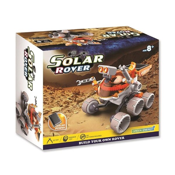 Johnco Solar Powered Rover/Vehicle 6 Wheels Bumpy Terrain Kids Learning ...