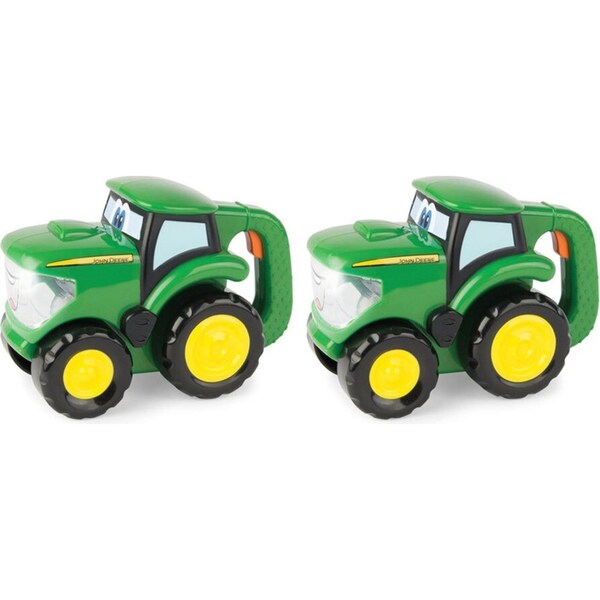 2PK John Deere 15cm Johnny Kids Tractor Flashlight/Torch Vehicle Play ...