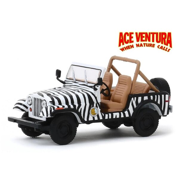 1:43 Scale Ace Ventura 'When Nature Calls' - 1976 Jeep CJ-7 Diecast ...