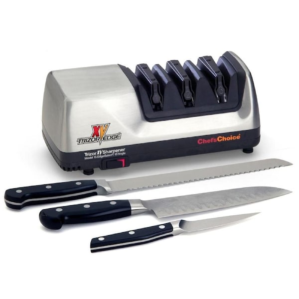 Chef's Choice Trizor 15 XV Electric Knife Sharpener - Grey Silver ...