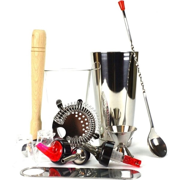 PurpleSpoilz 10 Piece Boston Shaker Set With A Free Bar Blade | Woolworths