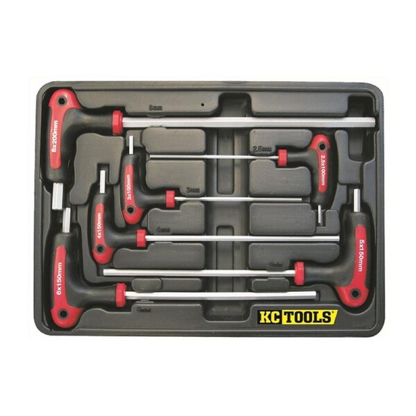 KC Tools 6 Piece Metric T-Handle Hex Allen Key Set - A13070 | Woolworths