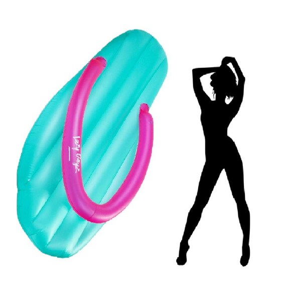 Inflatable TEAL Swim Ring Summer Pool Thong Float Toy Fun Sports Adult ...