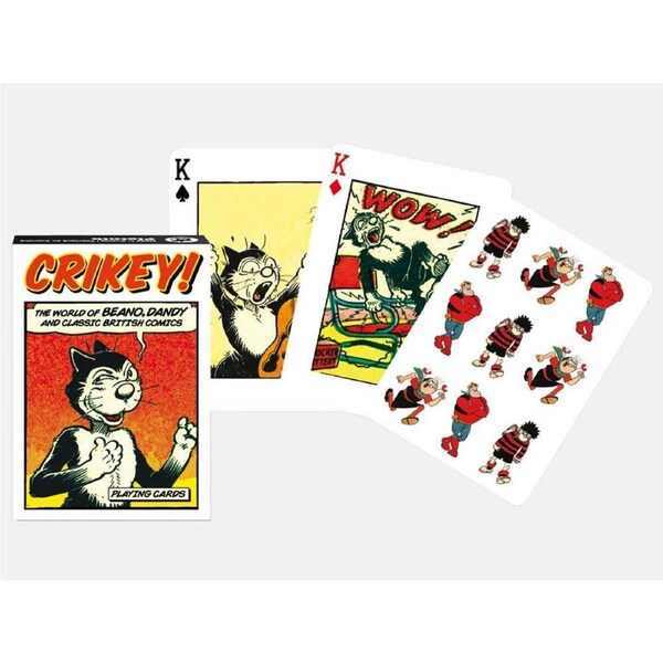 Collectible Playing Cards Crikey Classic British Comics | Woolworths