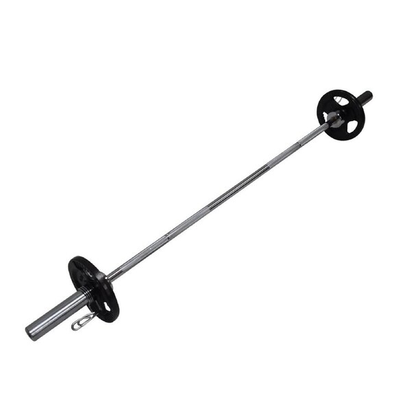 22KG Weight Set 180cm Olympic Barbell Bar 10KG Weight Plate FREE Spring ...