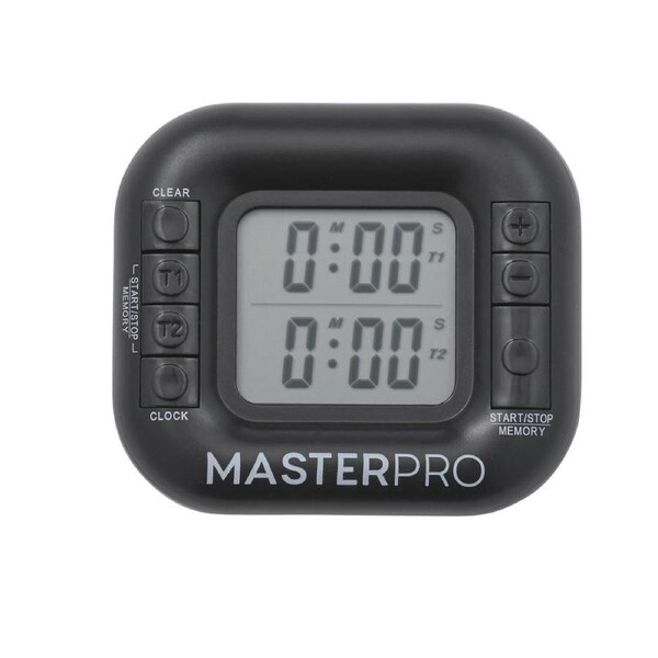MasterPro Digital Dual Timer 99 Min 30 Seconds | Woolworths