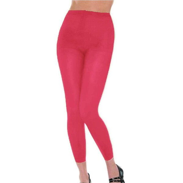 FOOTLESS TIGHTS Ladies Fluro Colourful Dance Hosiery Womens Stockings ...