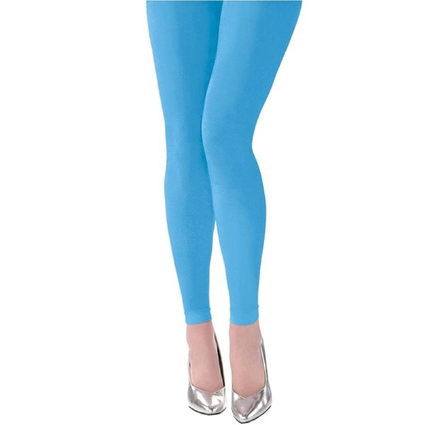 FOOTLESS TIGHTS Ladies Fluro Colourful Dance Hosiery Womens Stockings ...