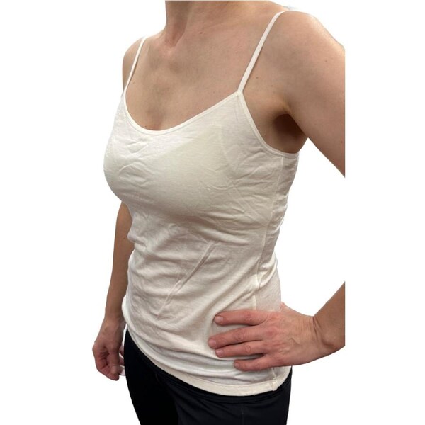 MERINO SKINS Womens Essential Camisole Wool Thermal Top Thermals Cami ...