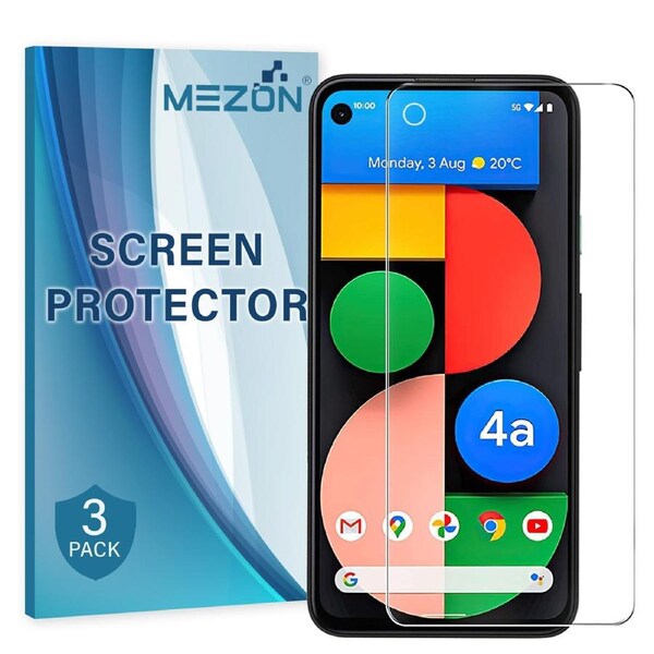 [3 Pack] Google Pixel 4a 5G (6.2”) Ultra Clear Screen Protector Film by ...