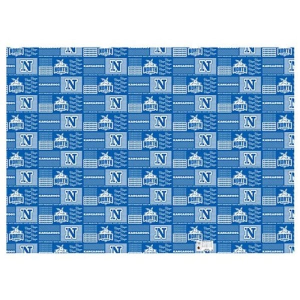 North Melbourne Kangaroos AFL Gift Wrapping Paper School Book Covering ...