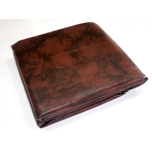 Fitted Heavy Duty Vinyl 9ft Pool Snooker Billiard Table Cover (Brown ...