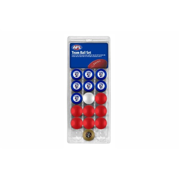 Western Bulldogs AFL Pool Snooker Billiard Balls Set | Woolworths