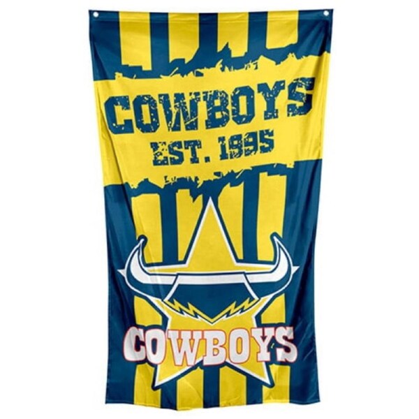 North QLD Queensland Cowboys Cape Wall Flag Banner | Woolworths