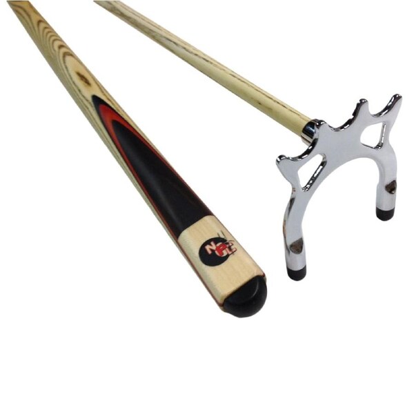 FULL ASH With Red Wood Flame Pool Snooker Billiard Cue SPIDER, 1 x ...