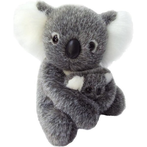 Korimco 19cm with Baby Koala Kids Animal Soft Plush Stuffed Toy Grey 3y ...