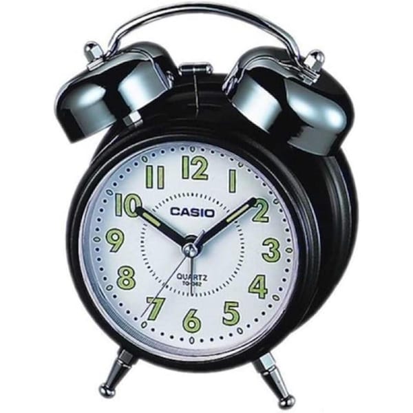 Casio Alarm Bell Snooze Desk Travel Clock TQ-362-1BD TQ362 With Light ...
