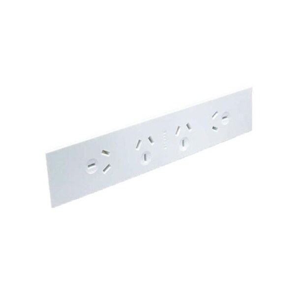 Quad Auto Switched Power Outlet White | Woolworths