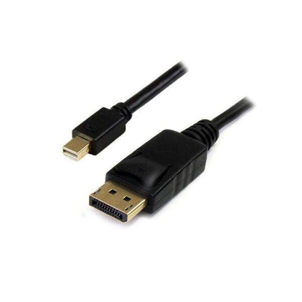 2M Mini Displayport Male To Male Cable In Black | Woolworths