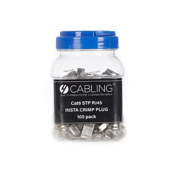 Cat6 Stp Rj45 Insta Crimp Plug 100 Pack | Woolworths