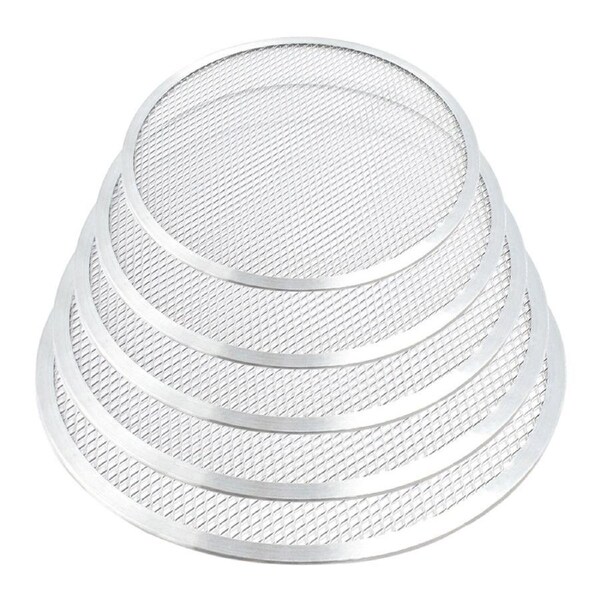 SOGA Round Seamless Aluminium Nonstick Commercial Grade Pizza Screen ...