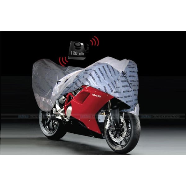 Motorader Dust Cover w/ Security Alarm Protection | Woolworths