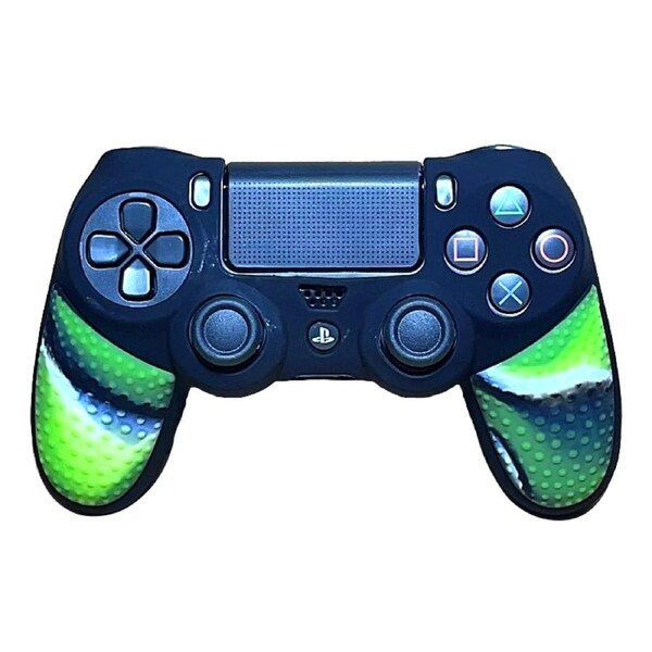 Silicone Cover For PS4 Controller Case Skin - Black/Green Camo | Woolworths