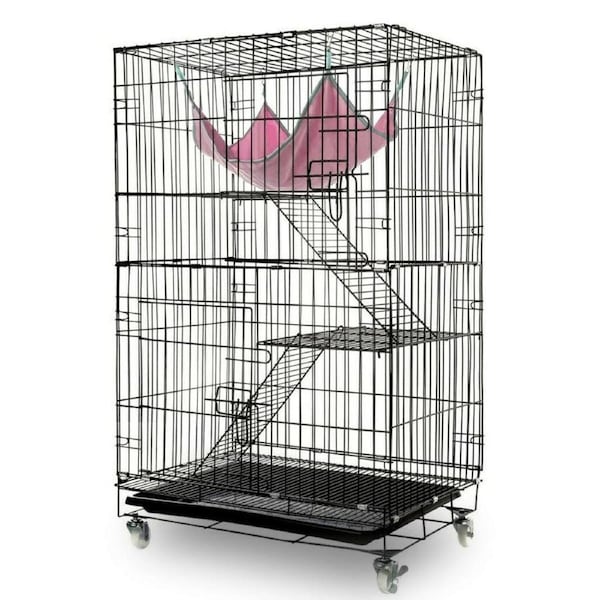 3 Level Rabbit Bird Cage Ferret Parrot Aviary Cat Rat Aviary Budgie ...