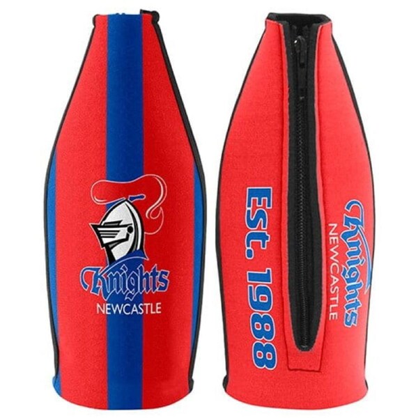 Newcastle Knights TALLIE LONG NECK Beer Wine Bottle Zip Cooler ...