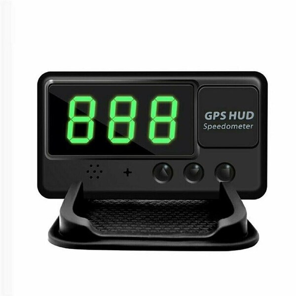 Digital Universal Car HUD Head Up GPS Speedometer Speed Alarm ...