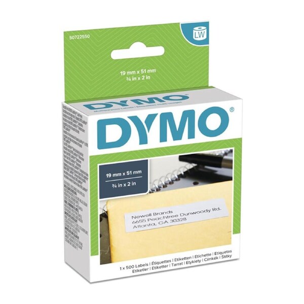 DYMO LW 19mm x 51mm White | Woolworths